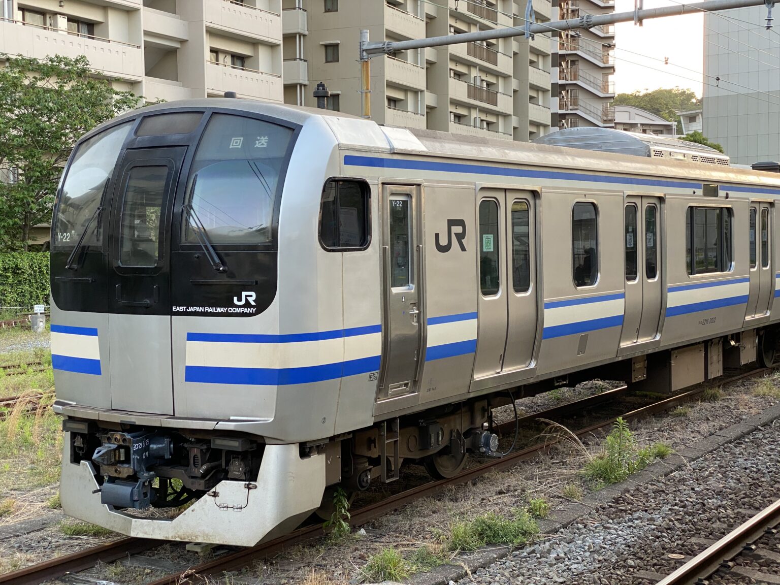 【鉄道】2021/04/22 JR東日本横須賀・総武快速線E217系クラY-22編成横須賀疎開 | とむの鉄道趣味日記(Tom's hobby diary)